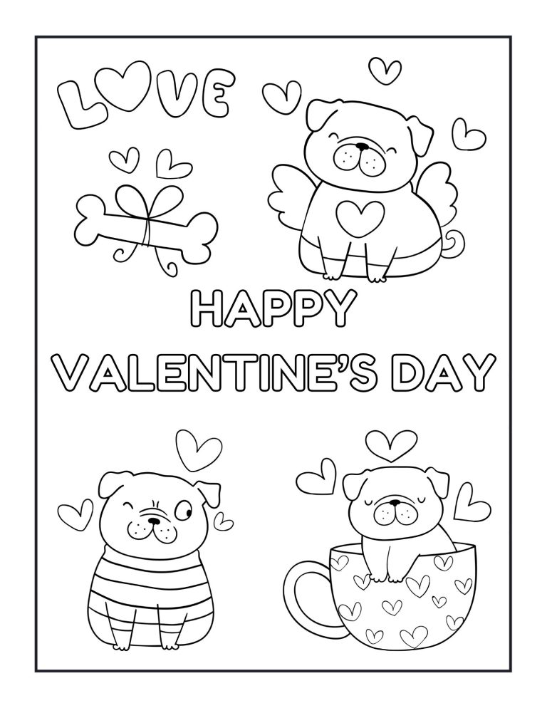 À colorier | Saint-Valentin – Moi mes folies