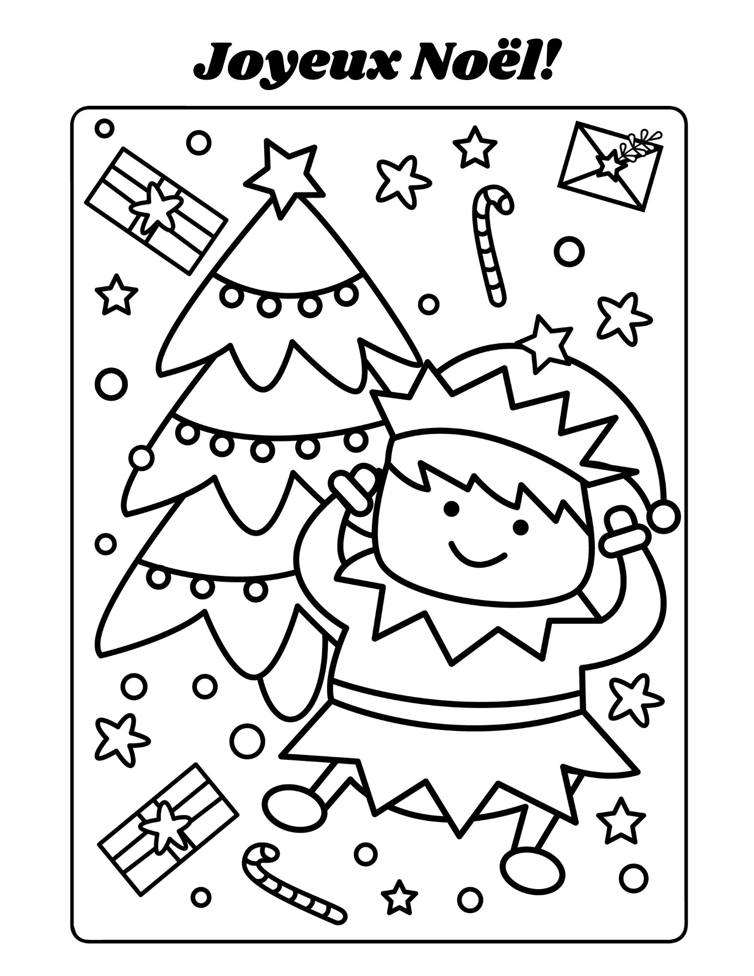 À colorier | Noël – Moi mes folies