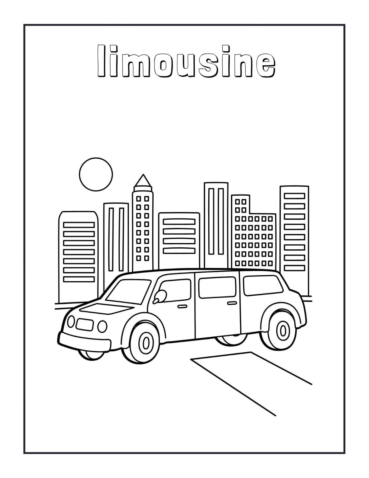 À colorier | Moyens de transport – Moi mes folies