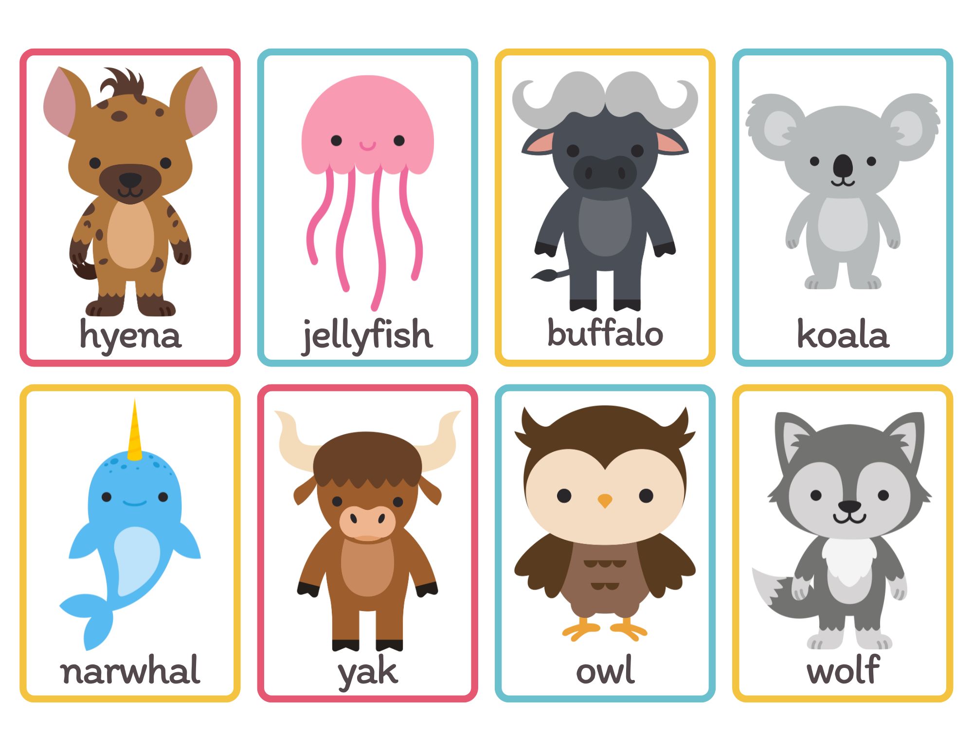 Cartes mémoire | Animaux, Fruits, Légumes – Moi mes folies