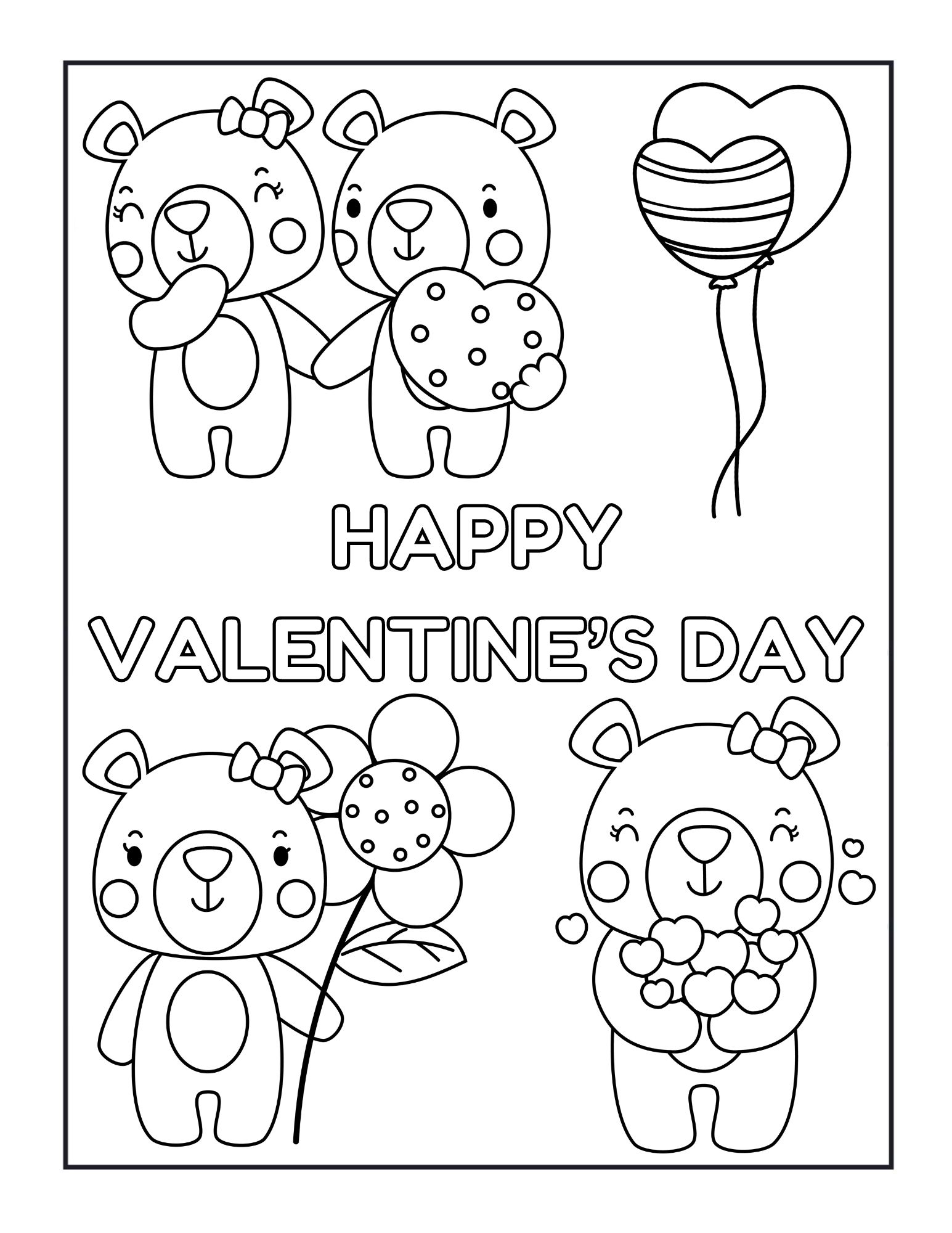 À colorier | Saint-Valentin – Moi mes folies