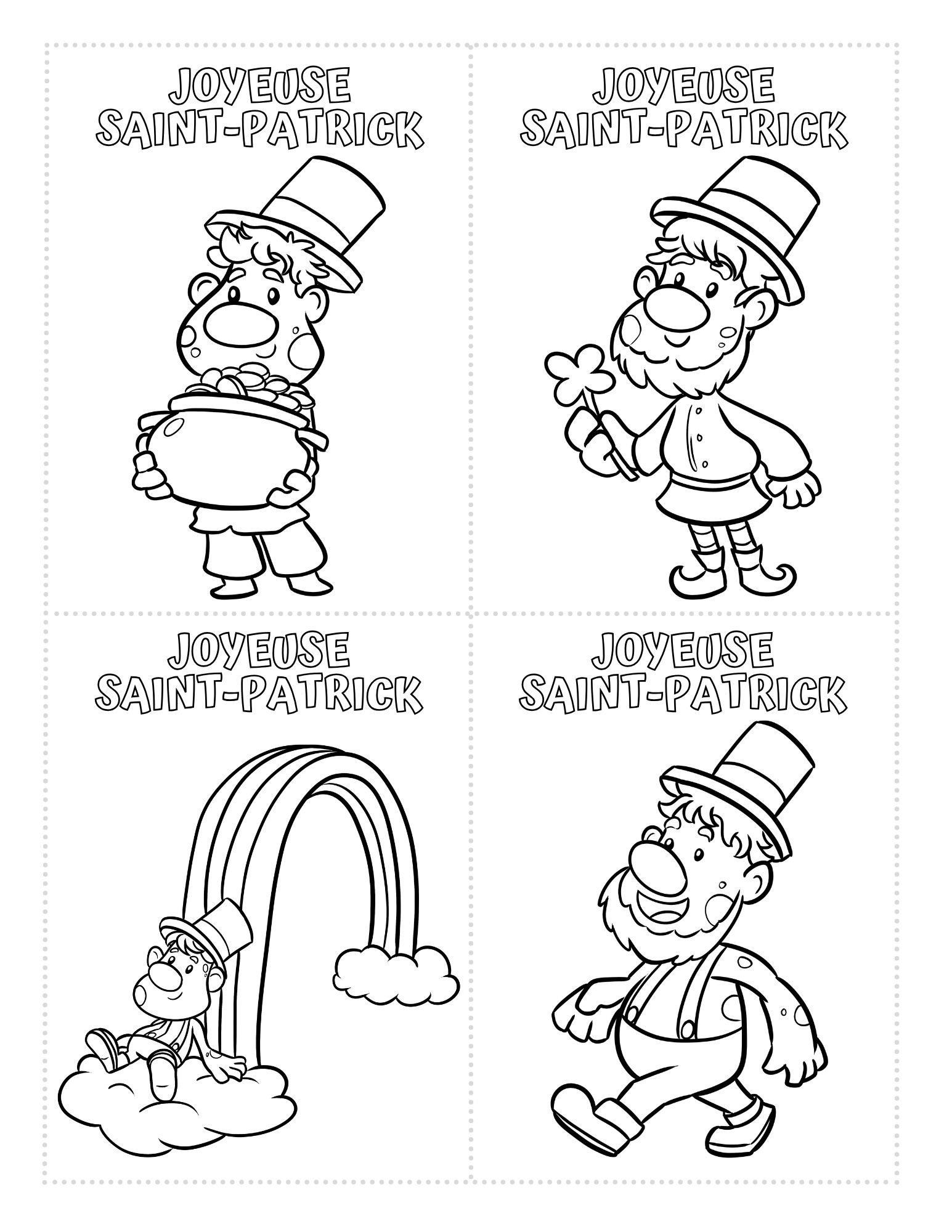 À Colorier | Saint-Patrick – Moi mes folies