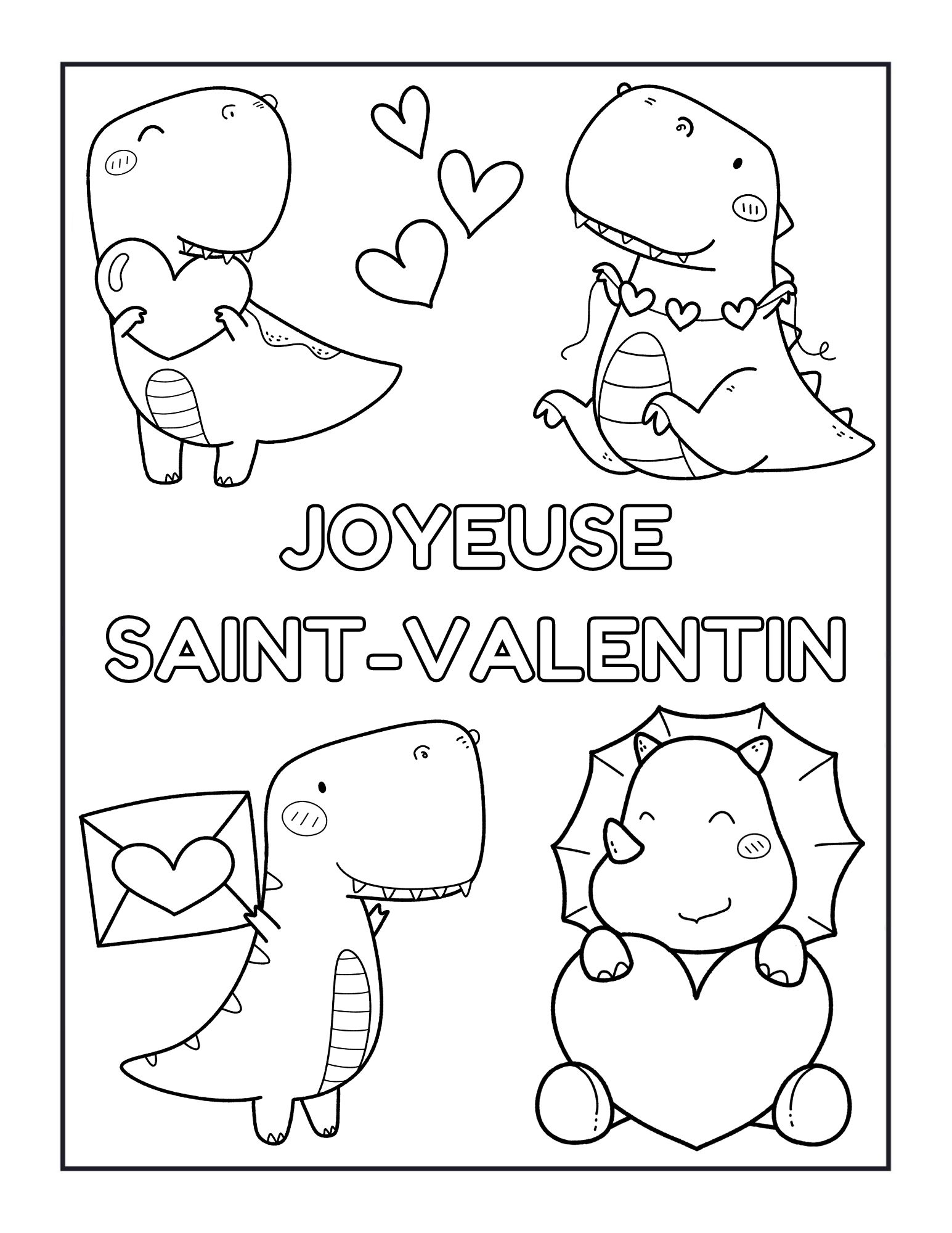 À colorier | Saint-Valentin – Moi mes folies